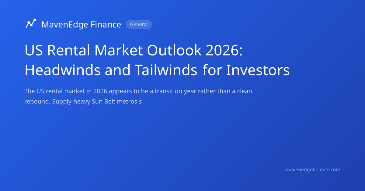 US Rental Market Outlook 2026: Headwinds and Tailwinds for Investors ...